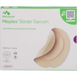 Mepilex Border Sacrum Schaumverb.15x15 cm steril 5 St