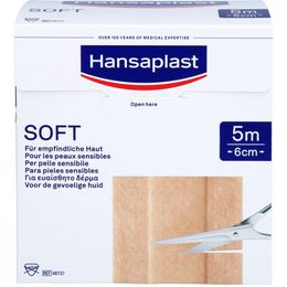 1001 Artikel Medical Hansaplast Soft Pflaster 6 cmx5 m Rolle 1 St
