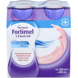 Fortimel 1.5 kcal Erdbeere 4X200 ml