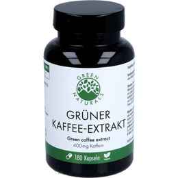 Heilpflanzenwohl GmbH Green Naturals Gr&uuml;ner Kaffee-Extr.100% Koffein Kps 180 St