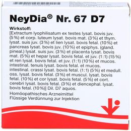 Neydia Nr.67 D 7 Ampullen 5X2 ml