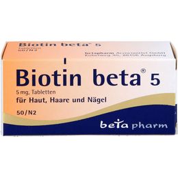 betapharm Biotin Beta 5 Tabletten 50 St