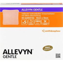 smith&nephew Allevyn Gentle 10x10 cm Schaumverband 5 St
