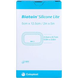 Coloplast Biatain Silicone Lite Schaumverband 5x12,5 cm 5 St