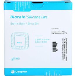 EurimPharm Arzneimittel Biatain Silicone Lite Schaumverband 5x5 cm 5 St