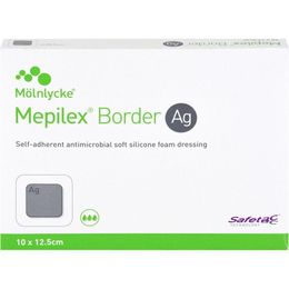 1001 Artikel Medical Mepilex Border Ag Schaumverb.10x12,5 cm steril 5 St