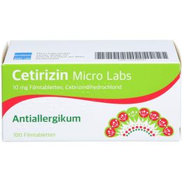 Cetirizin Micro Labs 10 mg Filmtabletten 100 St