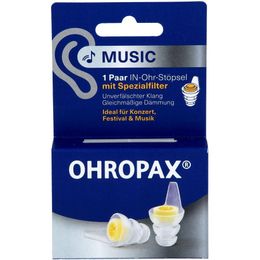 Ohropax Music Filterstöpsel In-Ohr 2 St