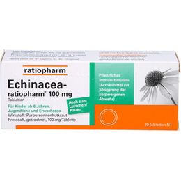 ECHINACEA-ratiopharm 100 mg Tabletten 20 St