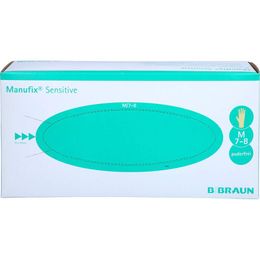 B.Braun Manufix sensitive Unters.Handschuhe pf mittel 100 St