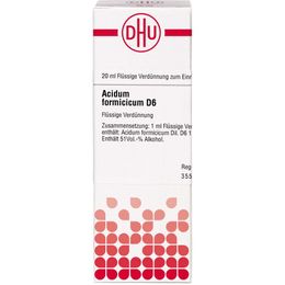 DHU-Arzneimittel Acidum Formicicum D 6 Dilution 20 ml