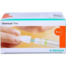 B2B Medical Omnican fine Pen Kan&uuml;le 31 G 0,25x8 mm 100 St