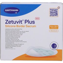 Paul Hartmann AG Zetuvit Plus Silicone Border steril Sacrum 18x18cm 10 St