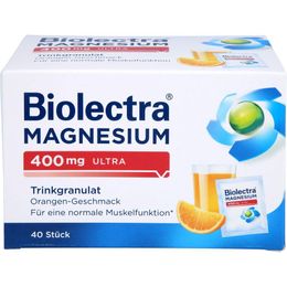 HERMES Arzneimittel Biolectra Magnesium 400 mg ultra Trinkgran.Orange 40 St