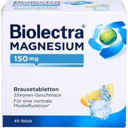 HERMES Arzneimittel Biolectra Magnesium 150 mg Zitrone Brausetabletten 40 St
