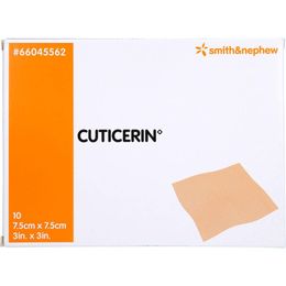 kohlpharma Cuticerin 7,5x7,5 cm Gaze m.Salbenbeschichtung 10 St