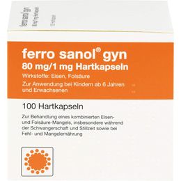 Ferro Sanol gyn Hartkaps.m.msr.überz.Pellets 100 St