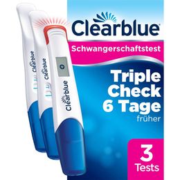 Wick Clearblue Schwangerschaftst.TripleCheck ultra-fr&uuml;h 3 St
