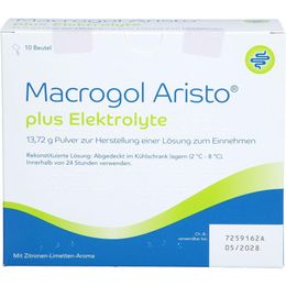 Macrogol Aristo plus Elektrolyte 13,72 g Ple 10 St