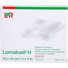 Lomatuell H Salbent&uuml;ll 10x10 cm steril 10 St