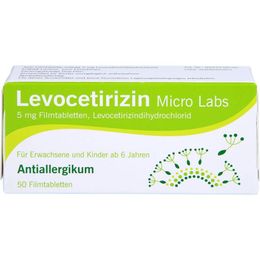 Levocetirizin Micro Labs 5 mg Filmtabletten 50 St