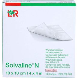 Lohmann & Rauscher Solvaline N Kompressen 10x10 cm steril 10 St