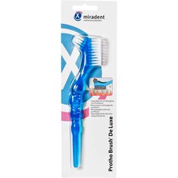 HAGER PHARMA Miradent Prothesenb&uuml;rste Protho Brush blau trans. 1 St