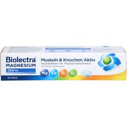 HERMES Arzneimittel Biolectra Magnesium 250 mg Muskeln & Kno.Aktiv Kta 30 St