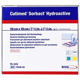 BSN Cutimed Sorbact Hydroactive Kompressen 19x19 cm 10 St