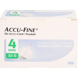 EurimPharm Arzneimittel Accu Fine sterile Nadeln f.Insulinpens 4 mm 32 G 100 St