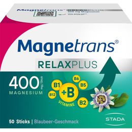 STADA Magnetrans Relax+ 400 mg Granulat Sticks Blaubeere 50 St