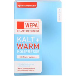 WEPA KALT-WARM Kompresse 12x29 cm mit Fixierband 1 St