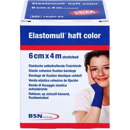 BSN Elastomull haft color 6 cmx4 m Fixierb.blau 1 St