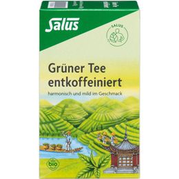 Grüner Tee entkoffeiniert Bio Salus Filterbeutel 15 St