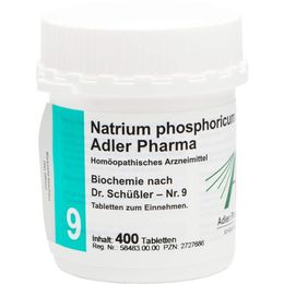 Biochemie Adler 9 Natrium phosphoricum D 6 Tabl. 400 St
