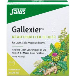 Gallexier Kr&auml;uterbitter Elixier Salus Fl&uuml;.z.E. 3X20 ml