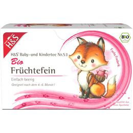 H&S Bio Baby- u.Kindertee Fr&uuml;chtefein Filterbeutel 20X2.5 g