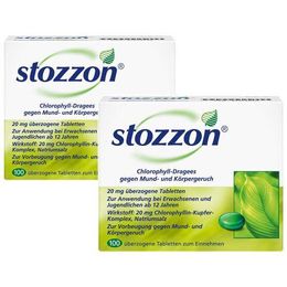 Queisser Stozzon Chlorophyll überzogene Tabletten 2 St