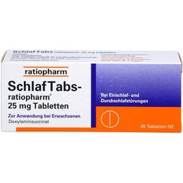 ratiopharm Schlaftabs 25 mg Tabletten 20 St