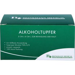 Brinkmann Medical Alkoholtupfer 3x6 cm steril 100 St