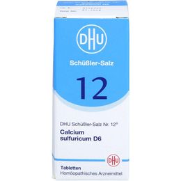 DHU-Arzneimittel Biochemie Dhu 12 Calcium sulfuricum D 6 Tabletten 80 St