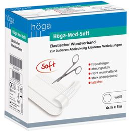 H&Ouml;GA-MED soft Wundpflaster 6 cmx5 m 1 St