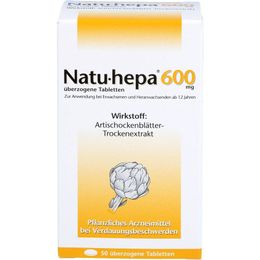 Natu Hepa 600 mg &uuml;berzogene Tabletten 50 St