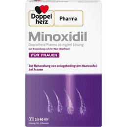 Queisser Minoxidil DoppelherzPhar.20mg/ml Lsg.Anw.Haut Frau 3X60 ml