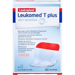 BSN Leukomed T plus skin sensitive steril 5x7,2 cm 5 St