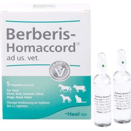 Heel Berberis Homaccord ad us.vet.Ampullen 5X5 ml