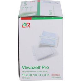Lohmann & Rauscher Vliwazell Pro superabsorb.Kompr.steril 10x20 cm 30 St