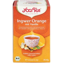 Yogi Tea Ingwer Orange mit Vanille Bio Filterbeut. 17X1.8 g