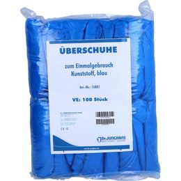 Dr. JUNGHANS &Uuml;berschuhe Einmal Kunststoff blau 100 St