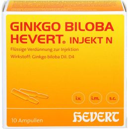 Ginkgo Biloba Hevert injekt N Ampullen 10X2 ml